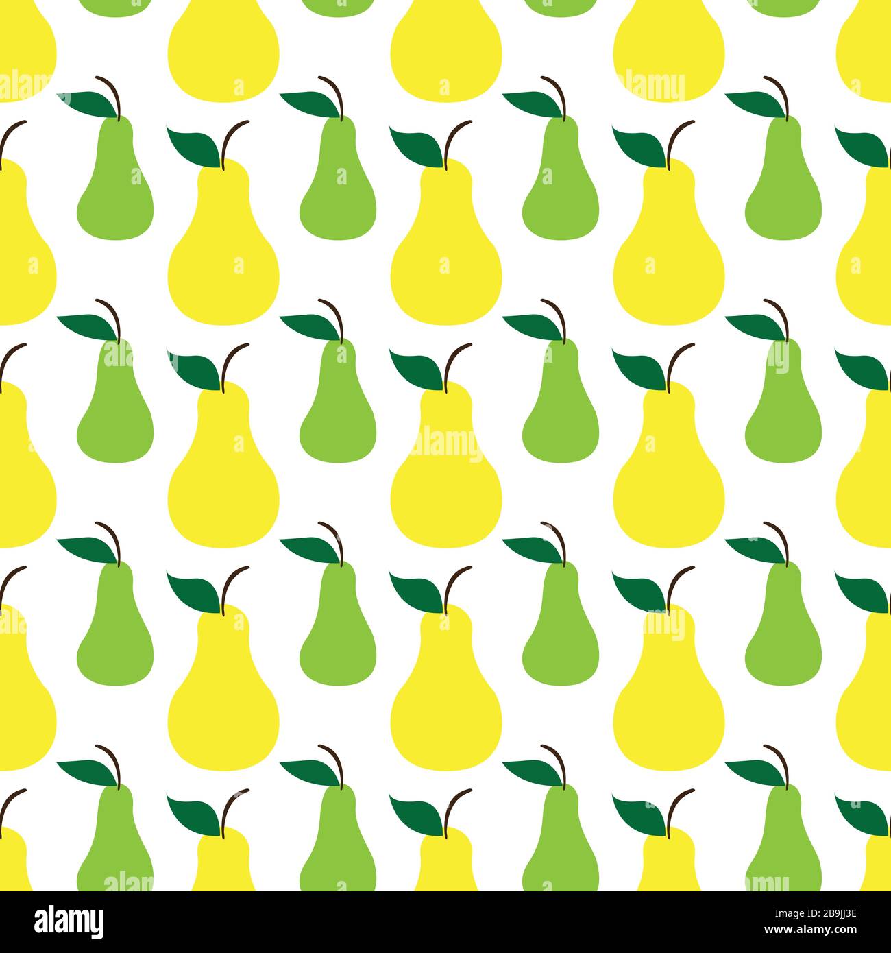 Pear yellow fruit Stock Vector Images - Alamy