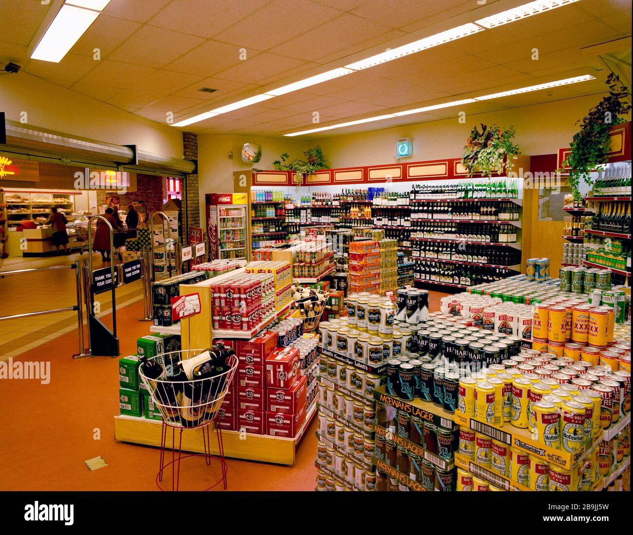 Kwik Save supermarkets in 1991, in north west England, UK Stock Photo ...