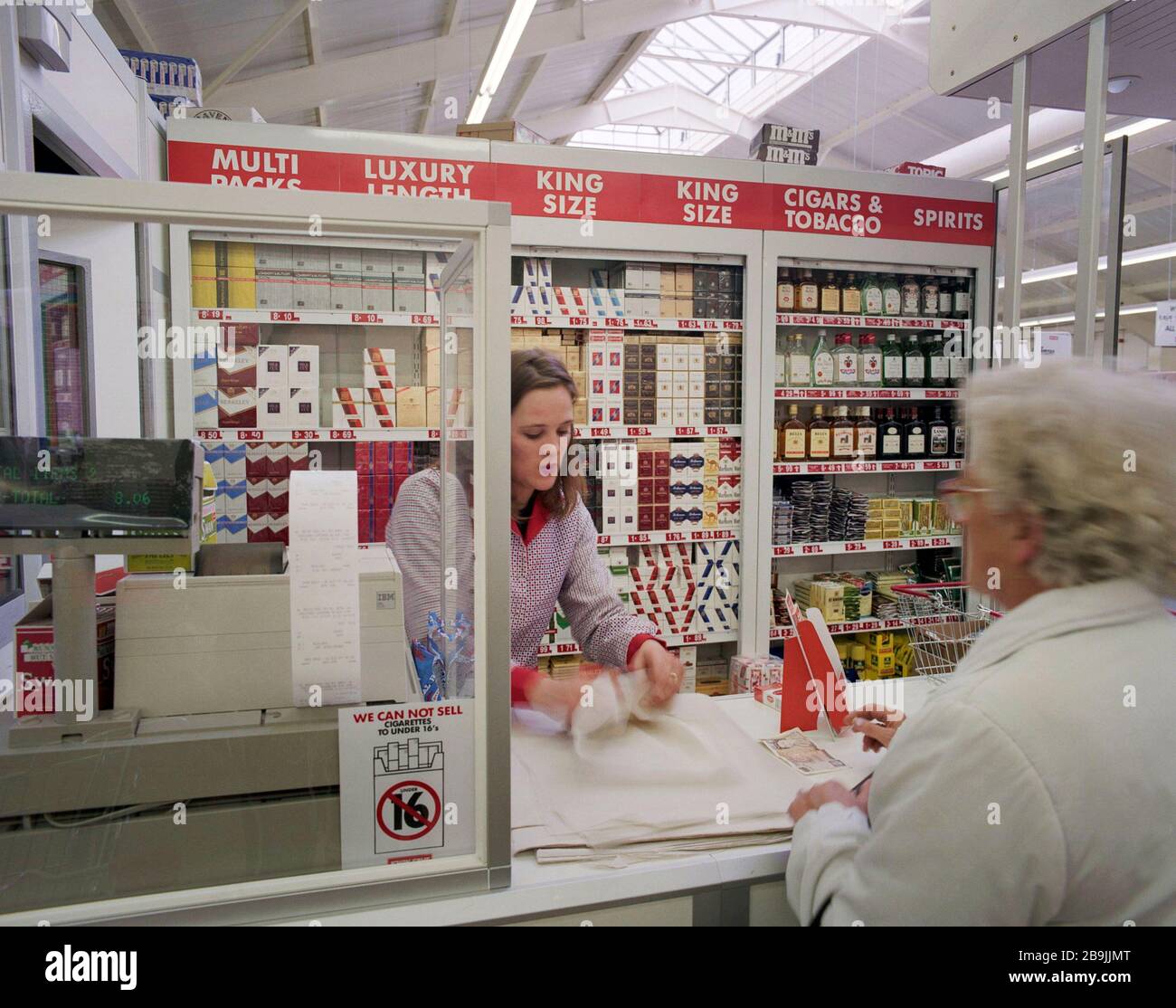 Kwik Save supermarkets in 1991, in north west England, UK Stock Photo ...