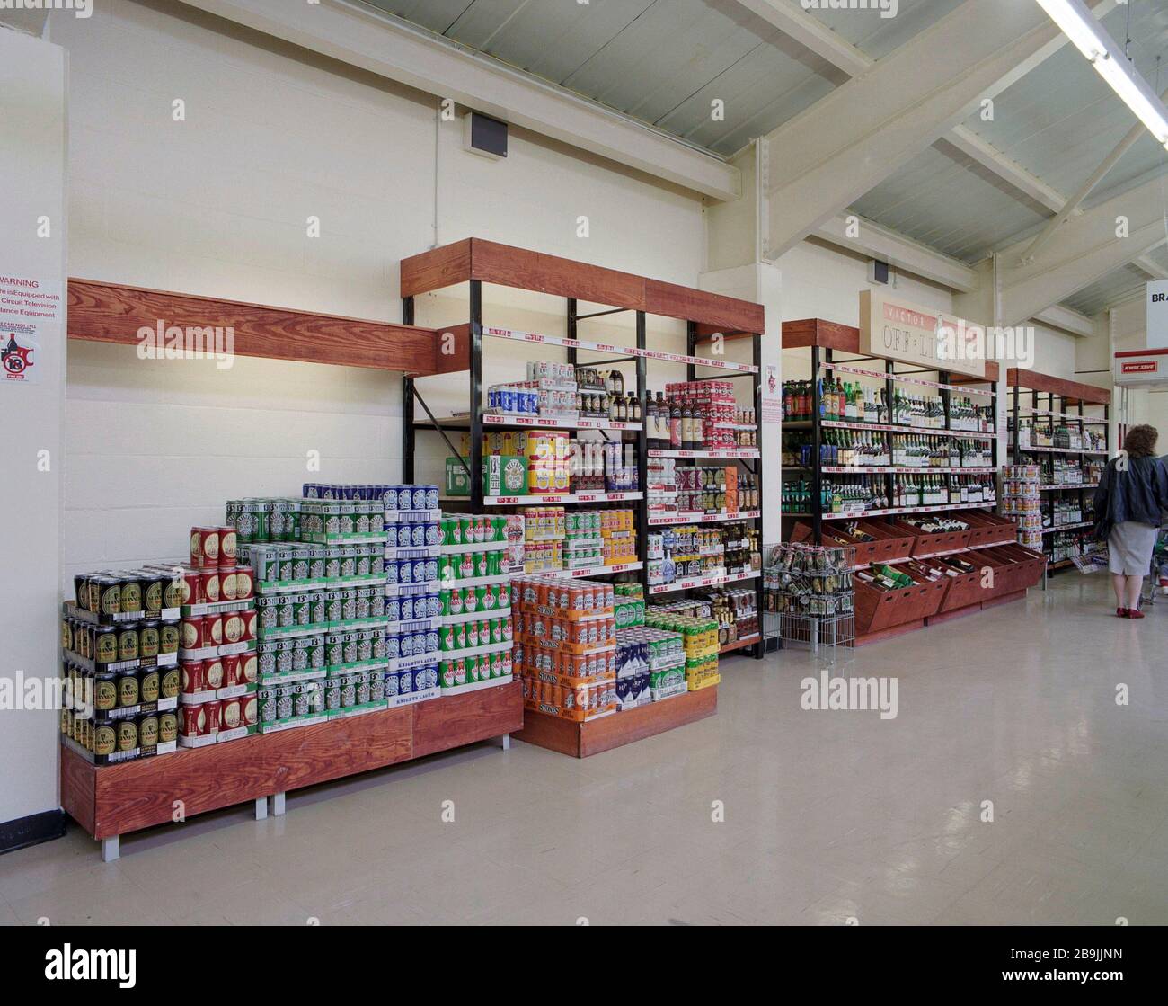 Kwik Save supermarkets in 1991, in north west England, UK Stock Photo ...