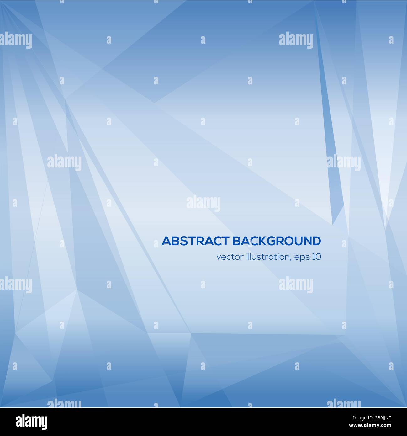 Abstract blue triangle geometrical background for design Stock Vector ...