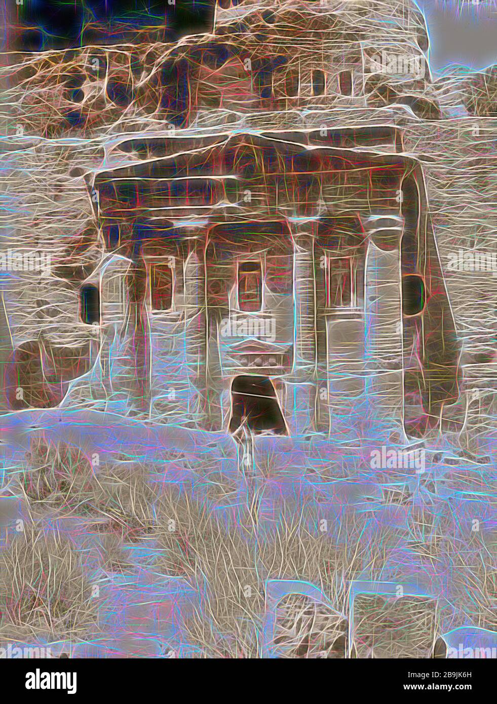 Tomb of the Soldier. 1900, Jordan, Petra (Extinct city Stock Photo - Alamy