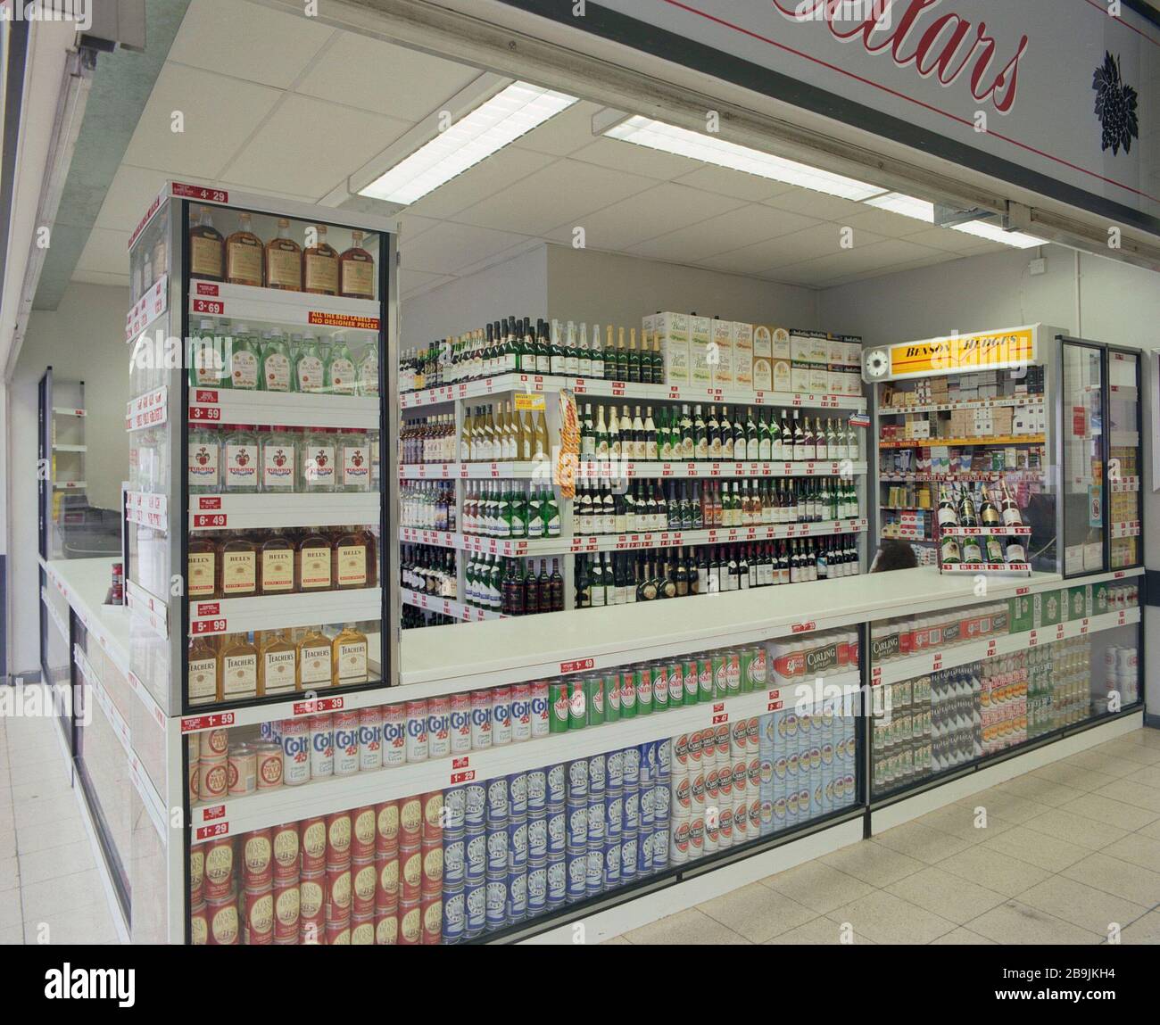 Kwik Save supermarkets in 1991, in north west England, UK Stock Photo ...