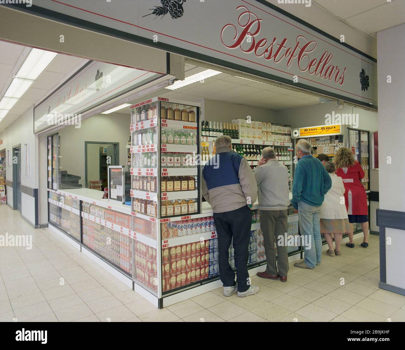 Kwik Save supermarkets in 1991, in north west England, UK Stock Photo ...
