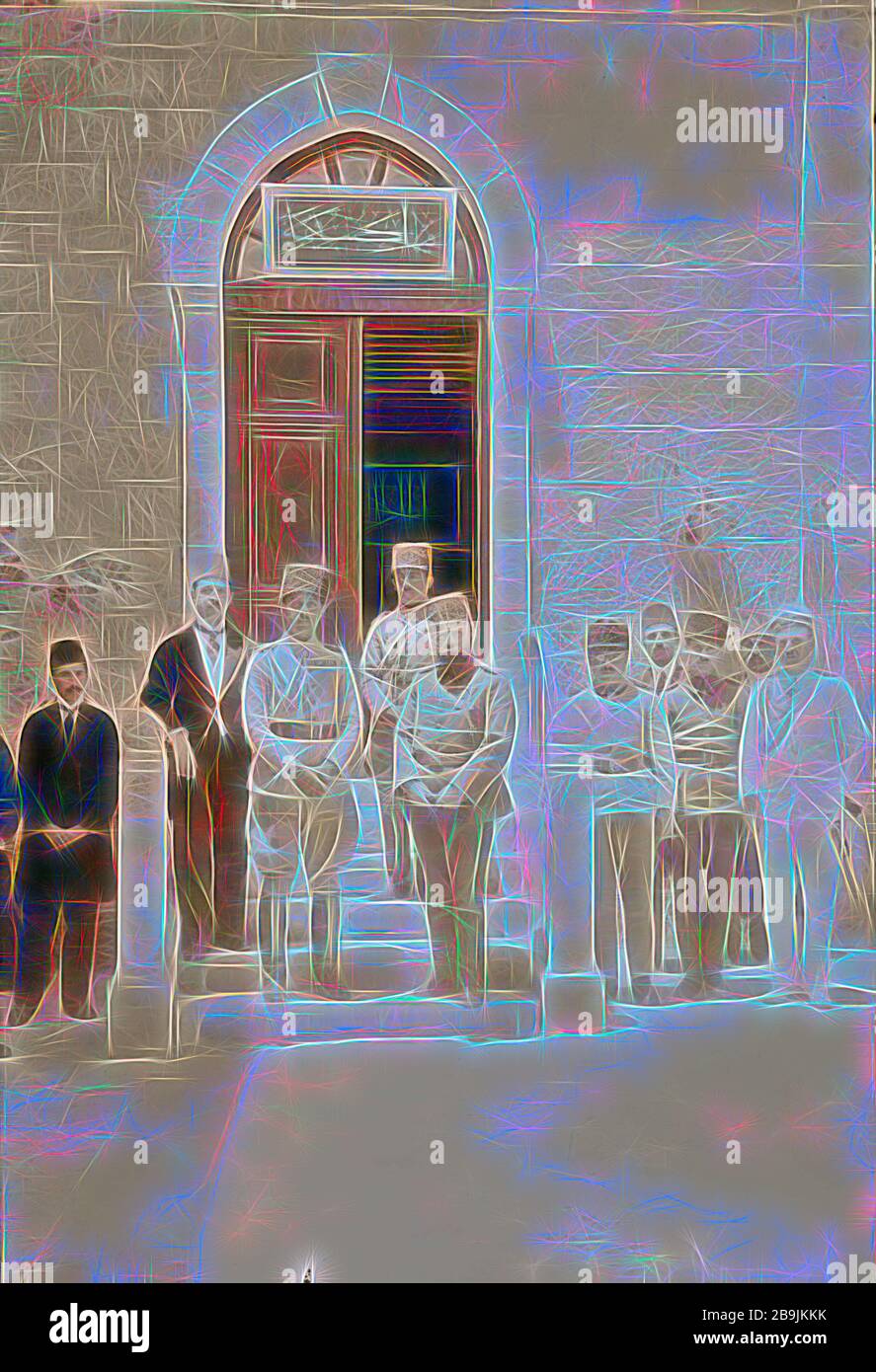 Prince Osman Fuad and Jamal (Cemal) Pasha at the Salahiyeh School ...