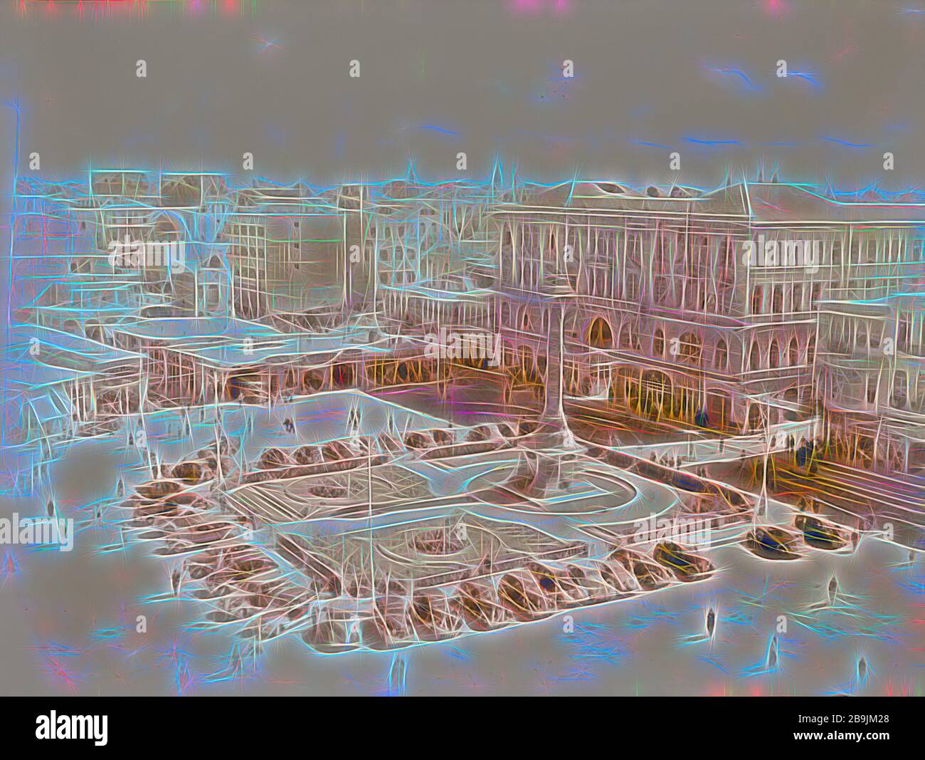 City square in Damascus, Syria. 1920, Syria, Damascus Stock Photo - Alamy