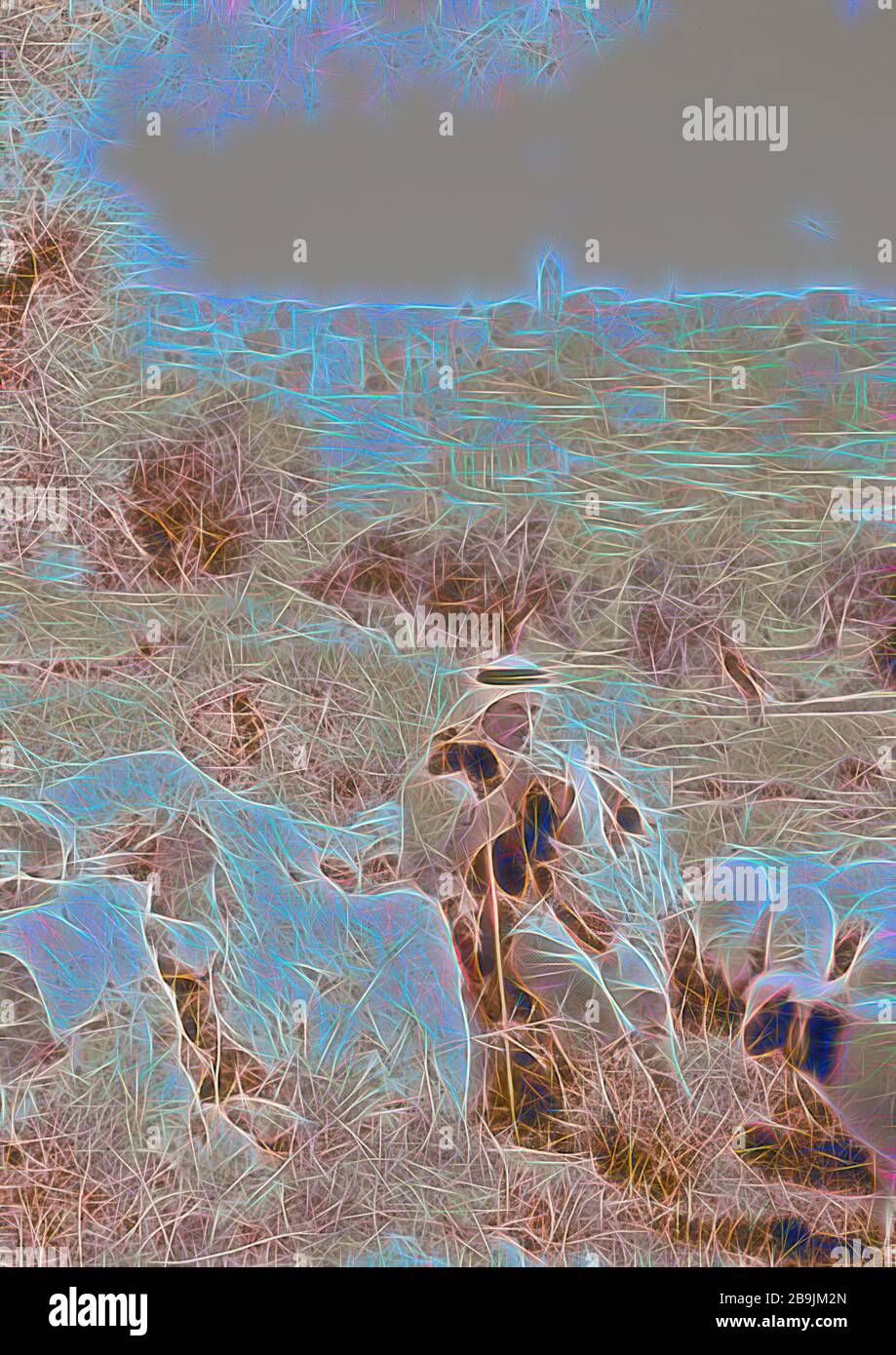 Shepherd playing pipes outside Bethlehem. 1898, West Bank, Bethlehem ...