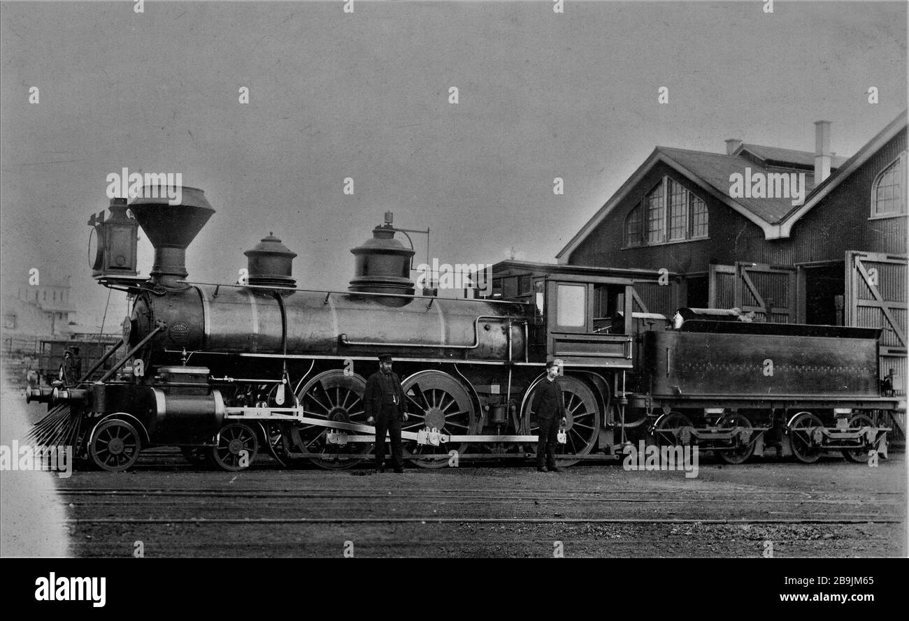1880s locomotive hi-res stock photography and images - Alamy