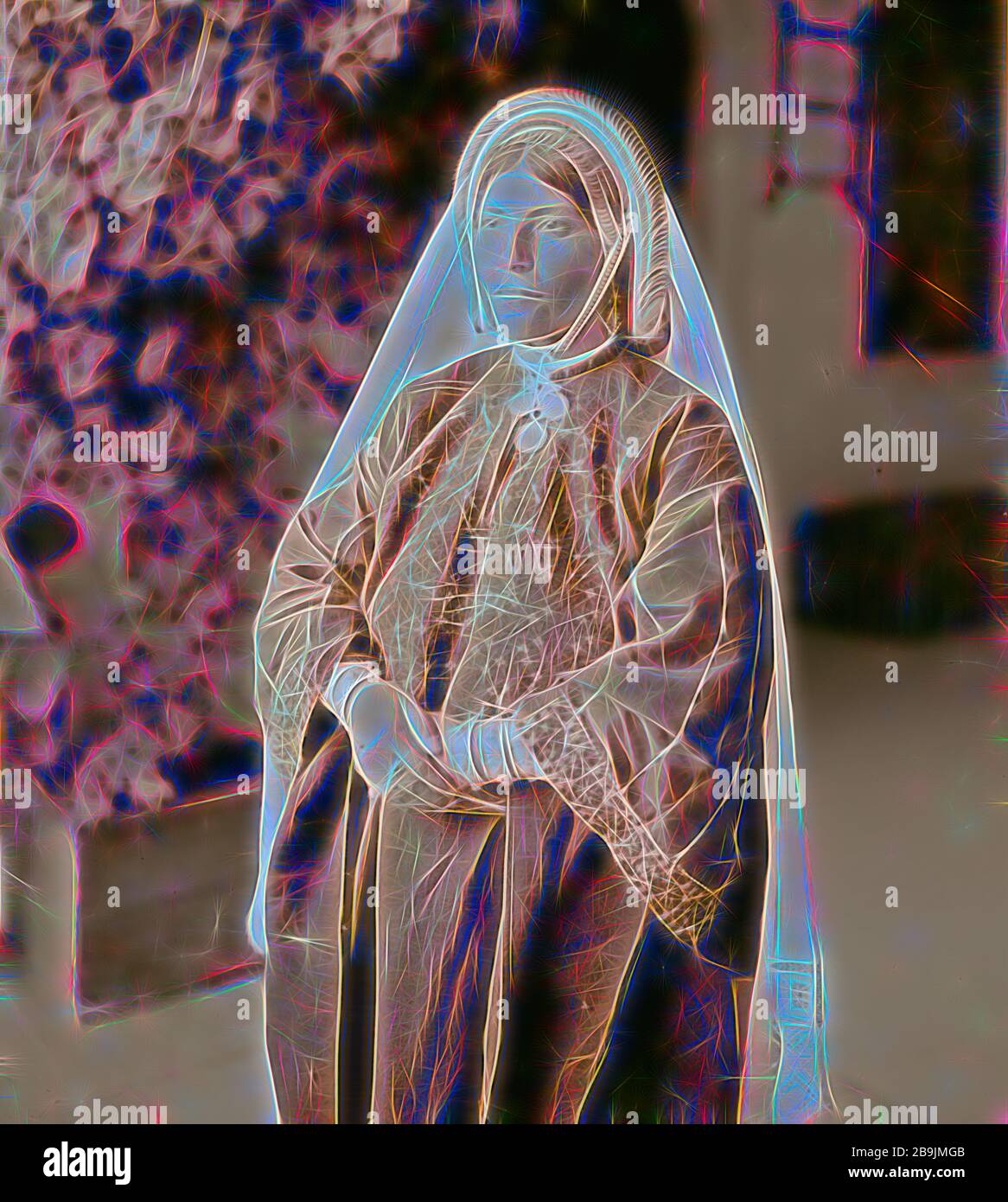 Ramallah woman. 1898, West Bank, Rām Allāh Stock Photo - Alamy