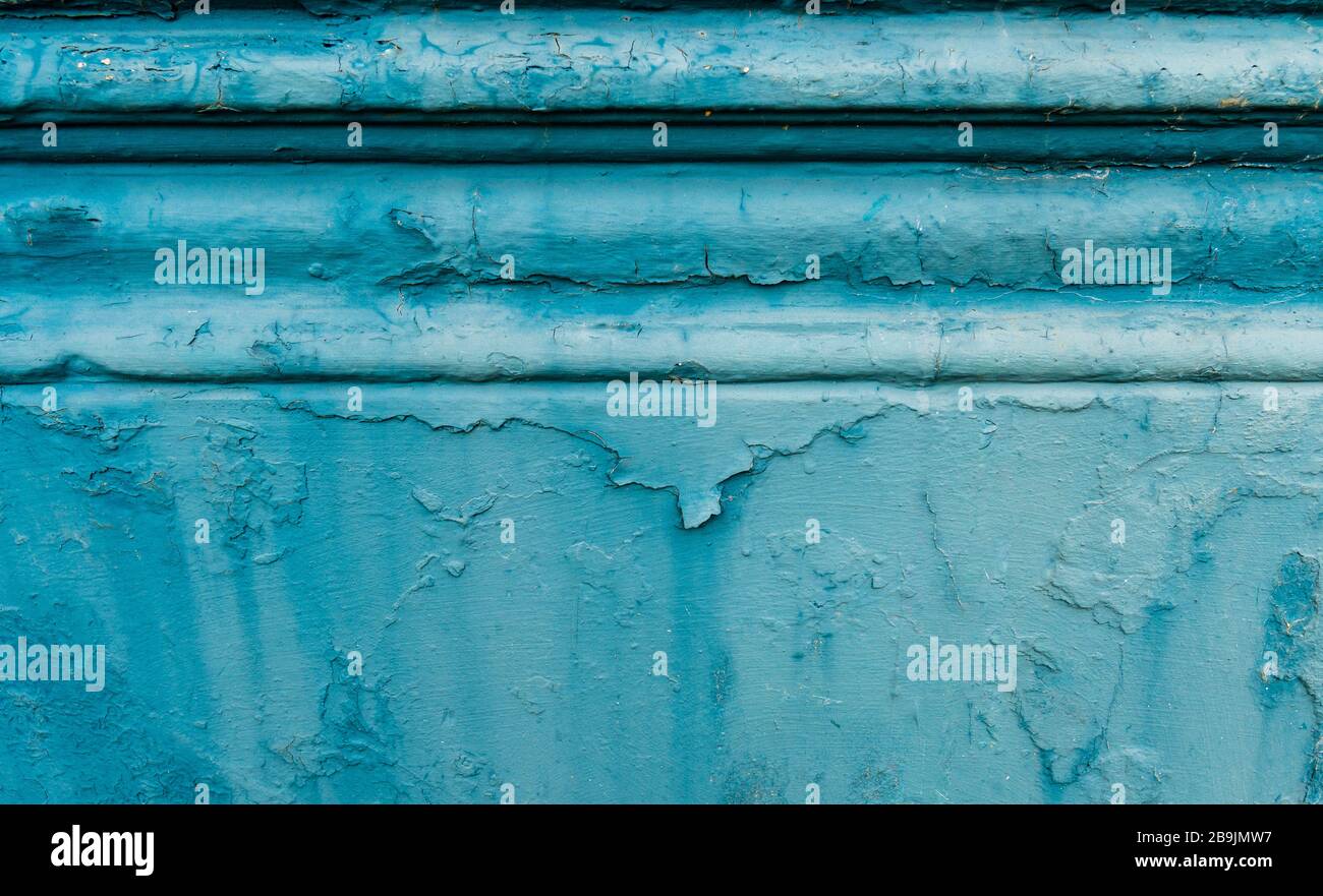 Waterblue wall with rough surface Stock Photo - Alamy