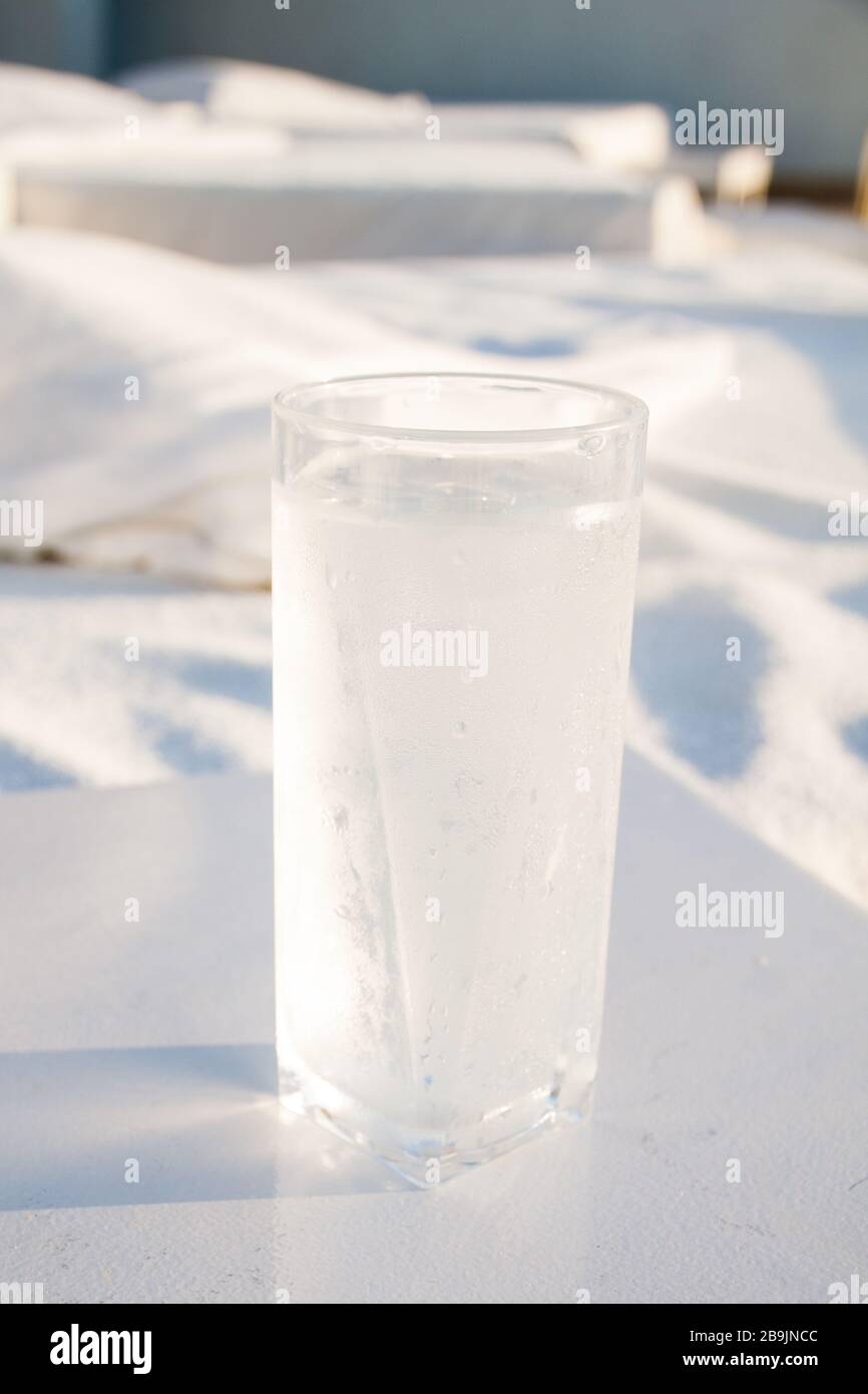 Refreshing icy cold water hi-res stock photography and images - Alamy
