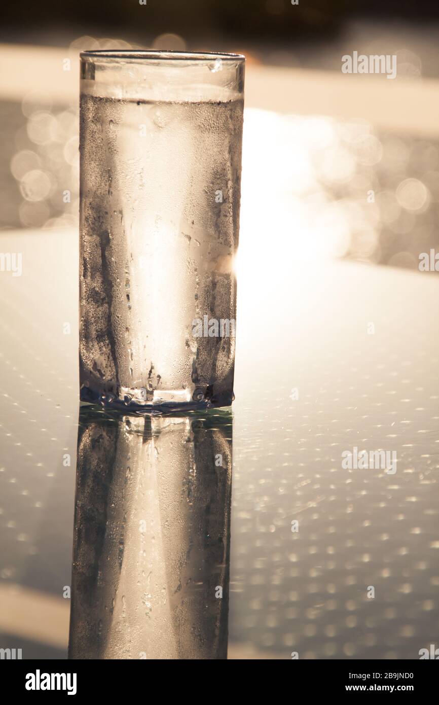 Shadow casting glass water hi-res stock photography and images - Alamy