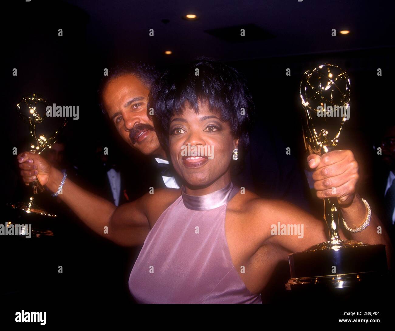 Oprah winfrey and stedman graham hi-res stock photography and images ...