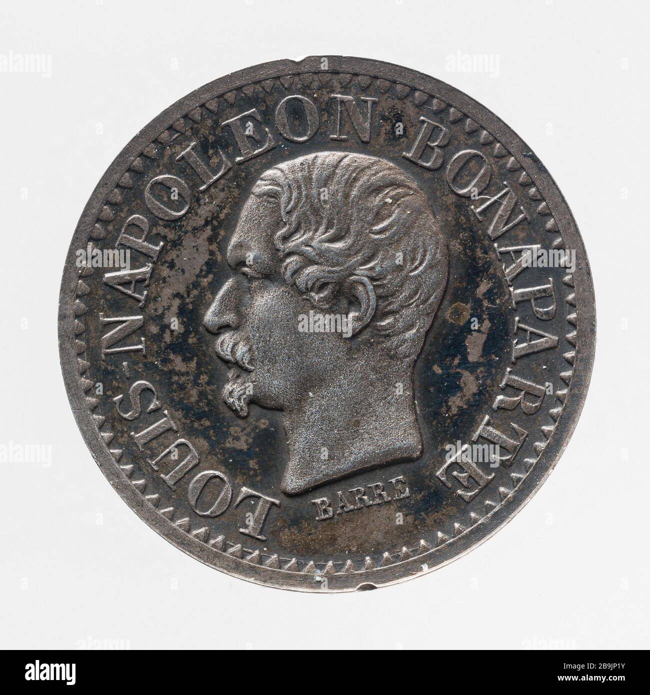 Bronze Test for francs quarter of Louis-Napoleon Bonaparte, 1851 Albert ...