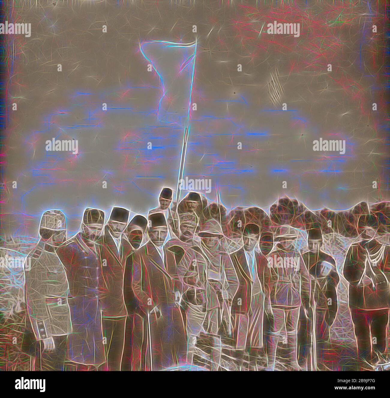 The surrender of Jerusalem to the British, December 9, 1917. The Mayor ...