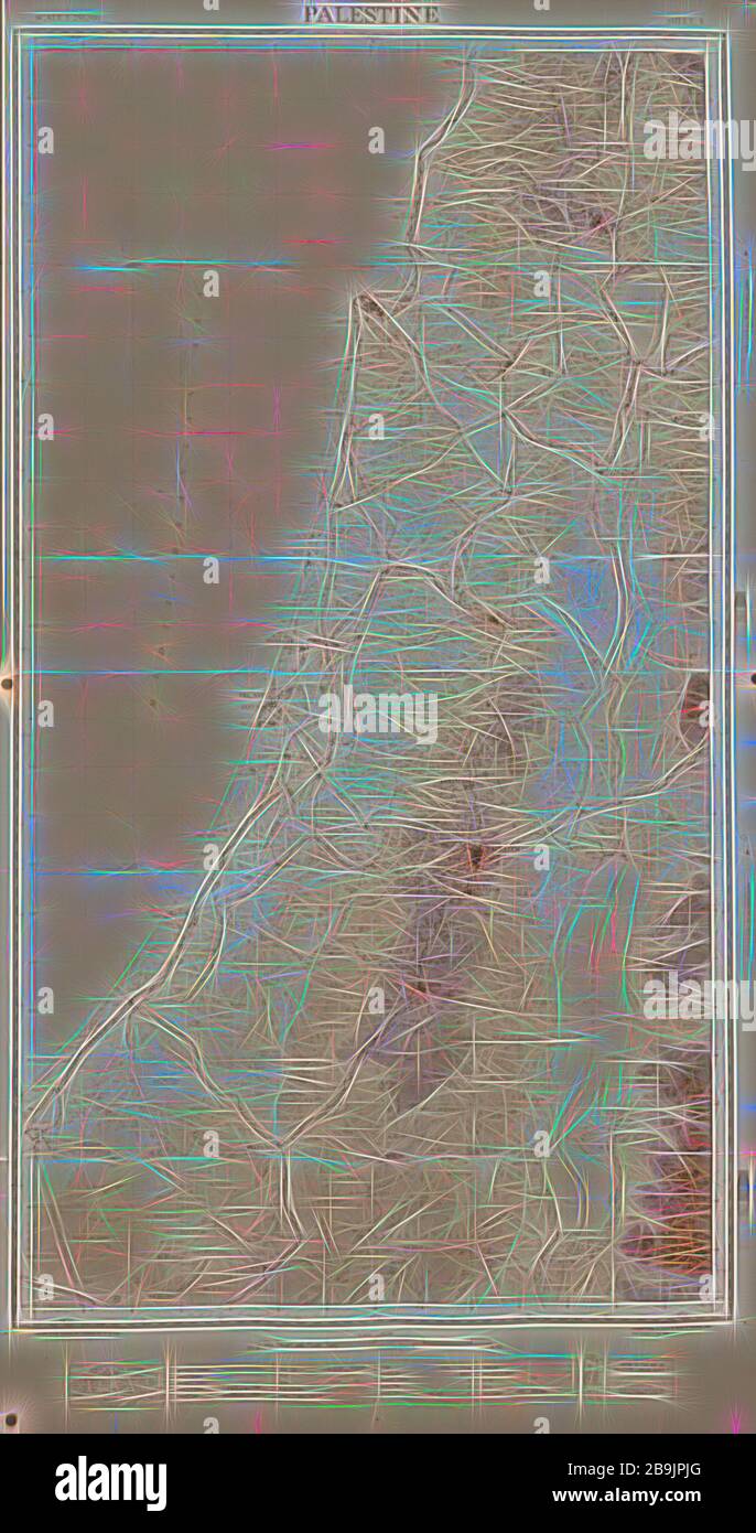 Maps, plans, restorations, etc. Map of Palestine. 1900 Stock Photo - Alamy