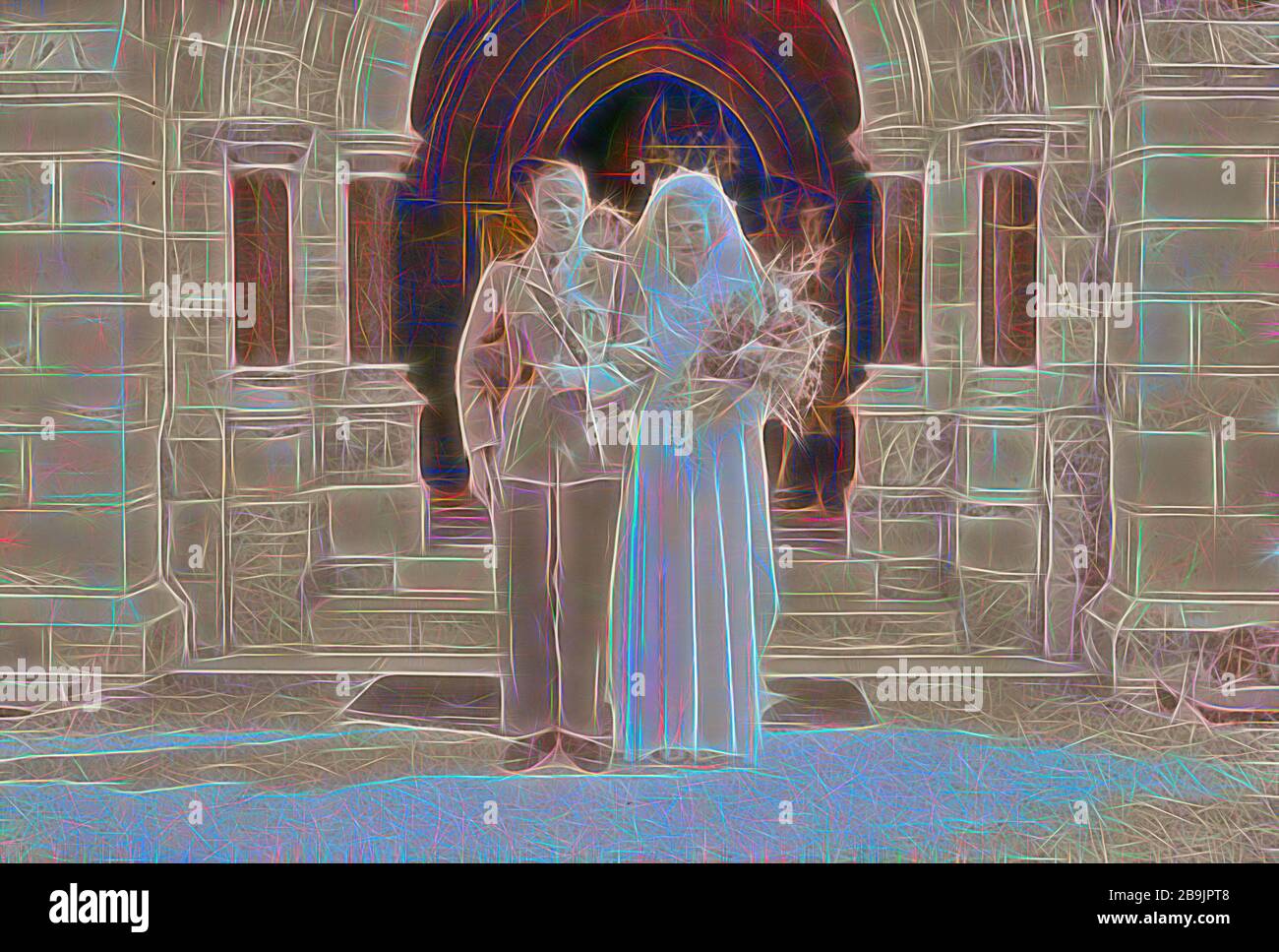 Libby's wedding, Capt. Paulter[?], Nov. 2, 1943. 1943, Middle East ...