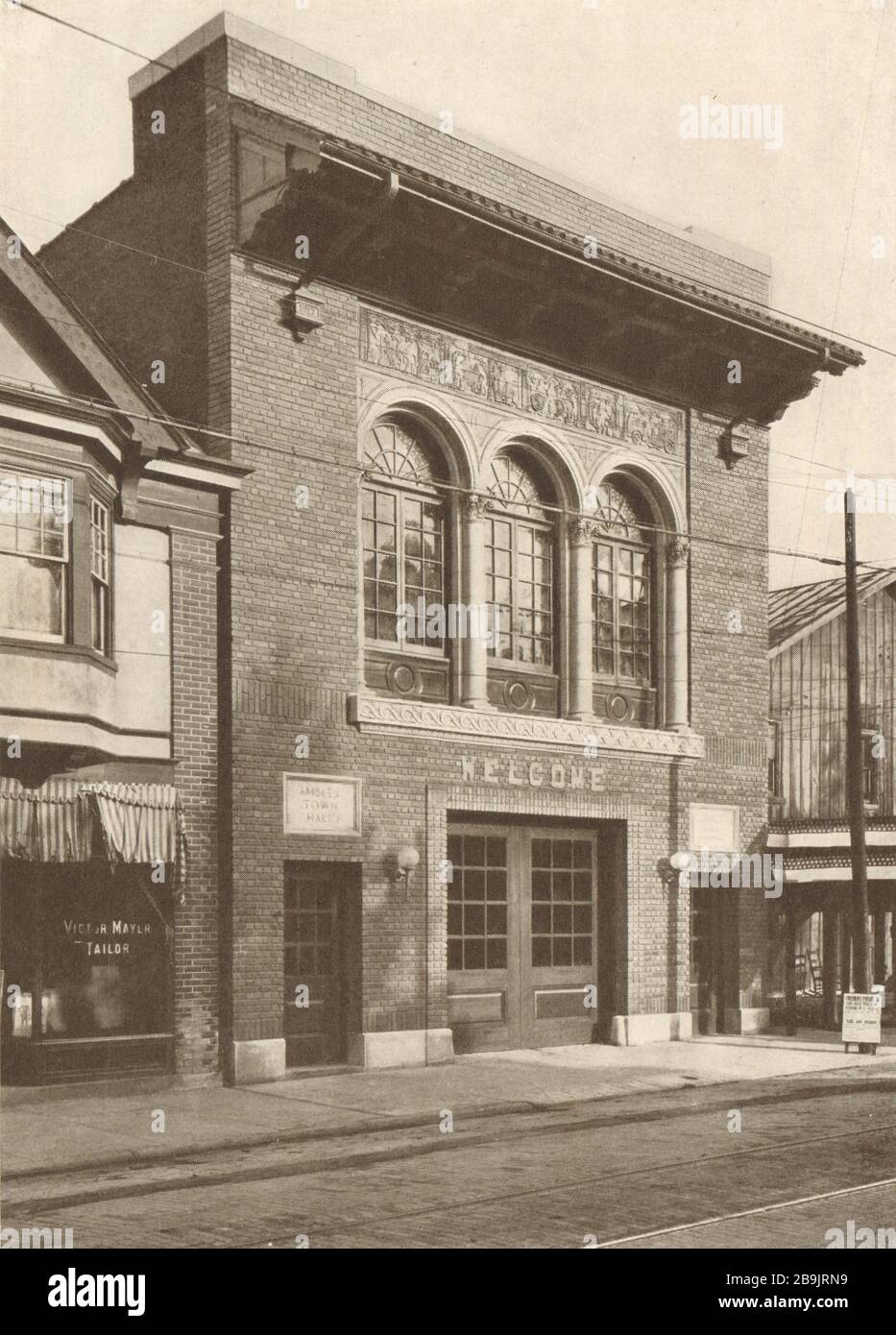 Fire-house and Town Hall, Ambler, Pennsylvania. C. E. Schermerhorn and ...