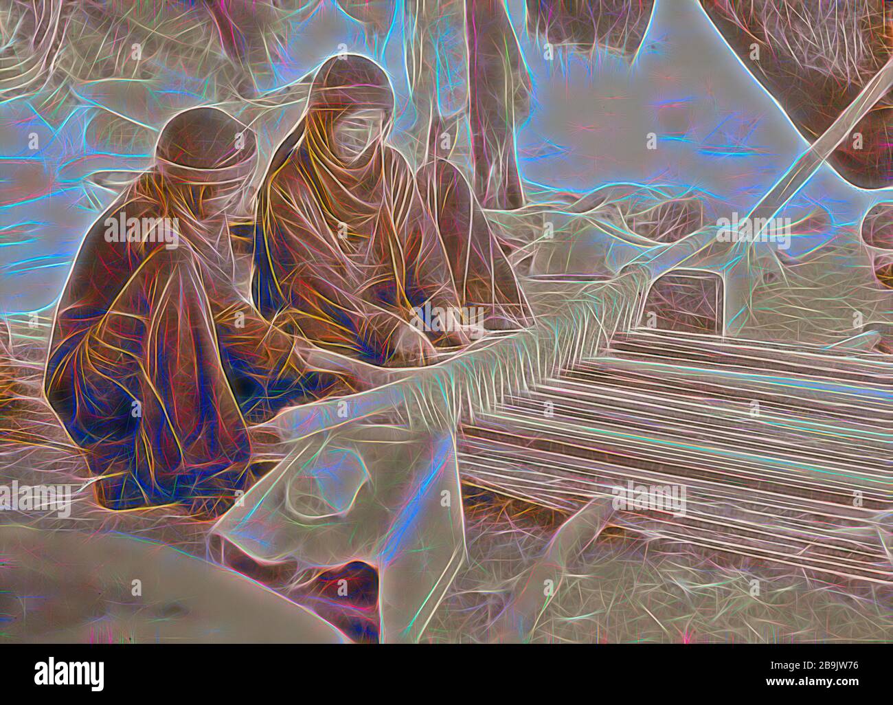 Bedouin women weaving hi-res stock photography and images - Alamy