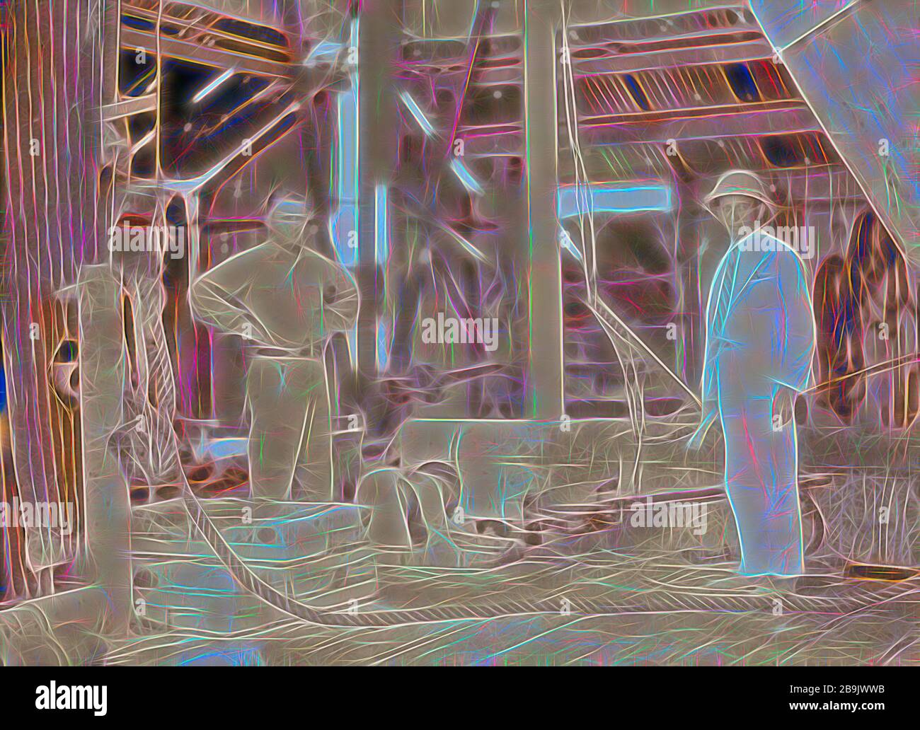 Iraq. Oil wells and camp of the Iraq Petroleum Company. (5 miles S. of ...