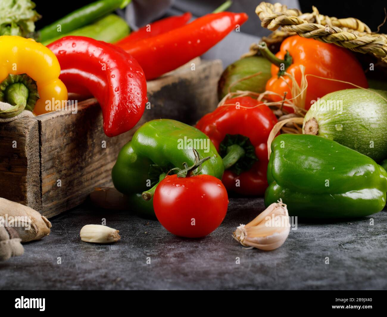 Colorful vegetable hi-res stock photography and images - Alamy