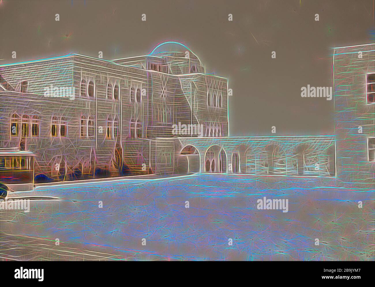 Hebrew University. Wolfsohn Library (left) and Rosenblum building of ...