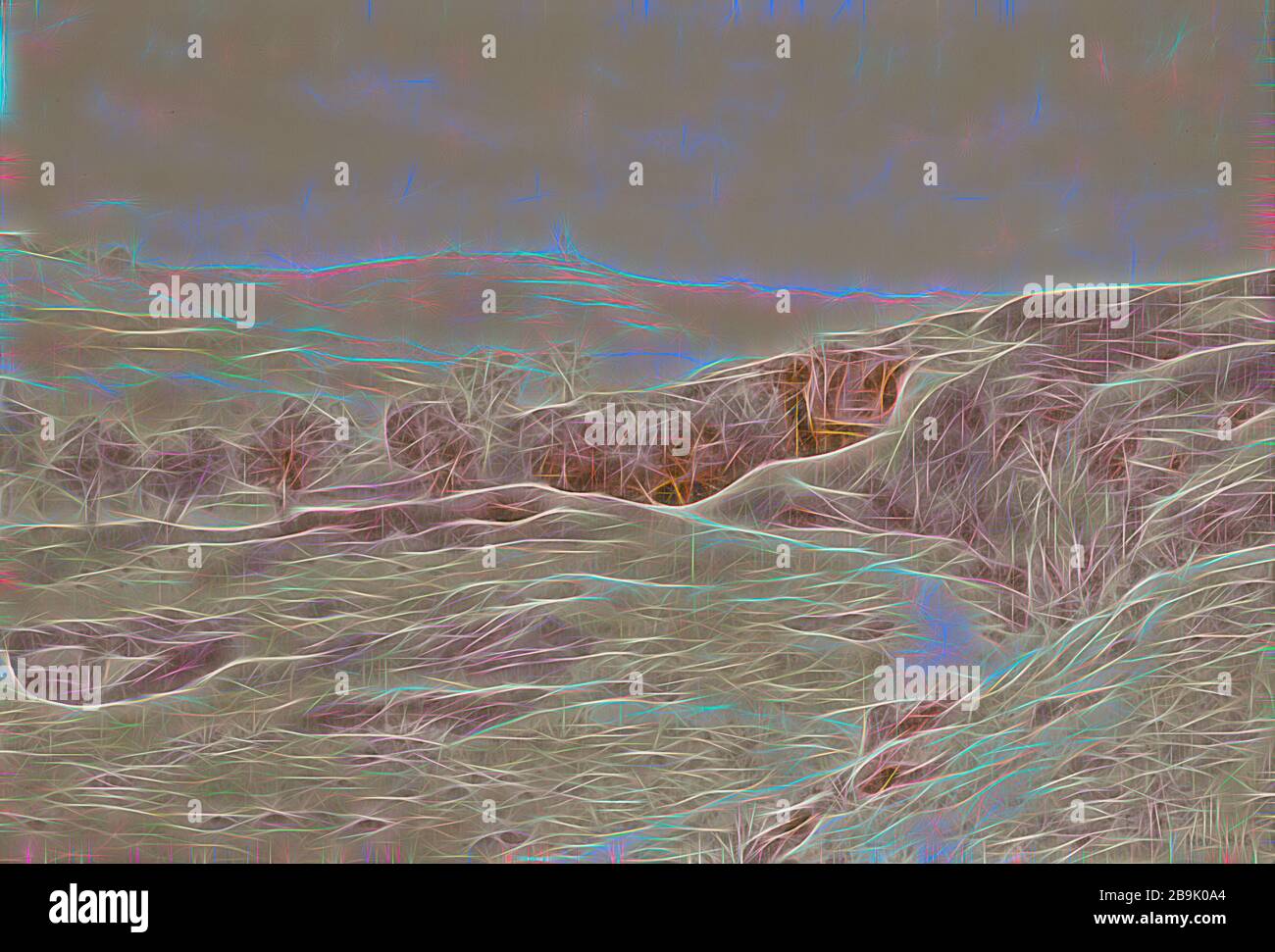 Negative films of my painting of Wady Joz. 1925, Jerusalem, Israel ...