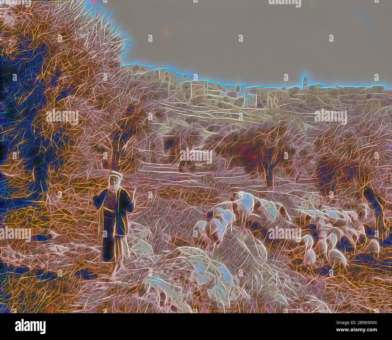 Shepherd with sheep near Bethlehem. 1925, Israel Stock Photo - Alamy