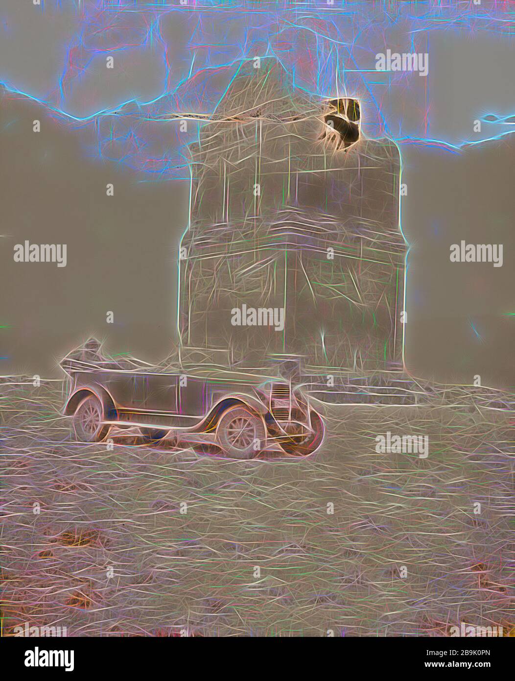 Kamouh el Hermel pyramid, south of Hermel, Lebanon. 1929, Lebanon ...