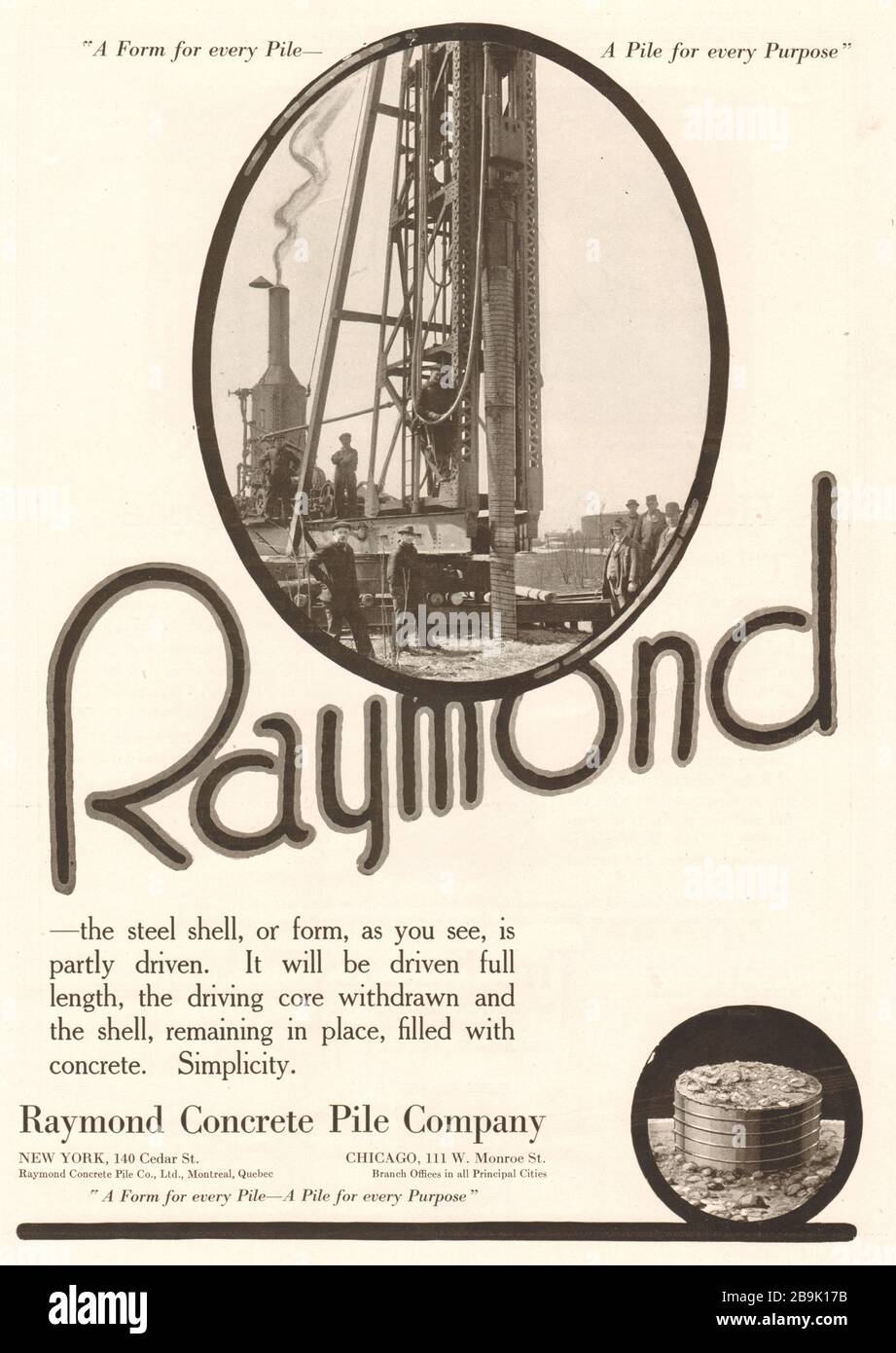Raymond. A form for every pile, a pile for every purpose. Raymond ...