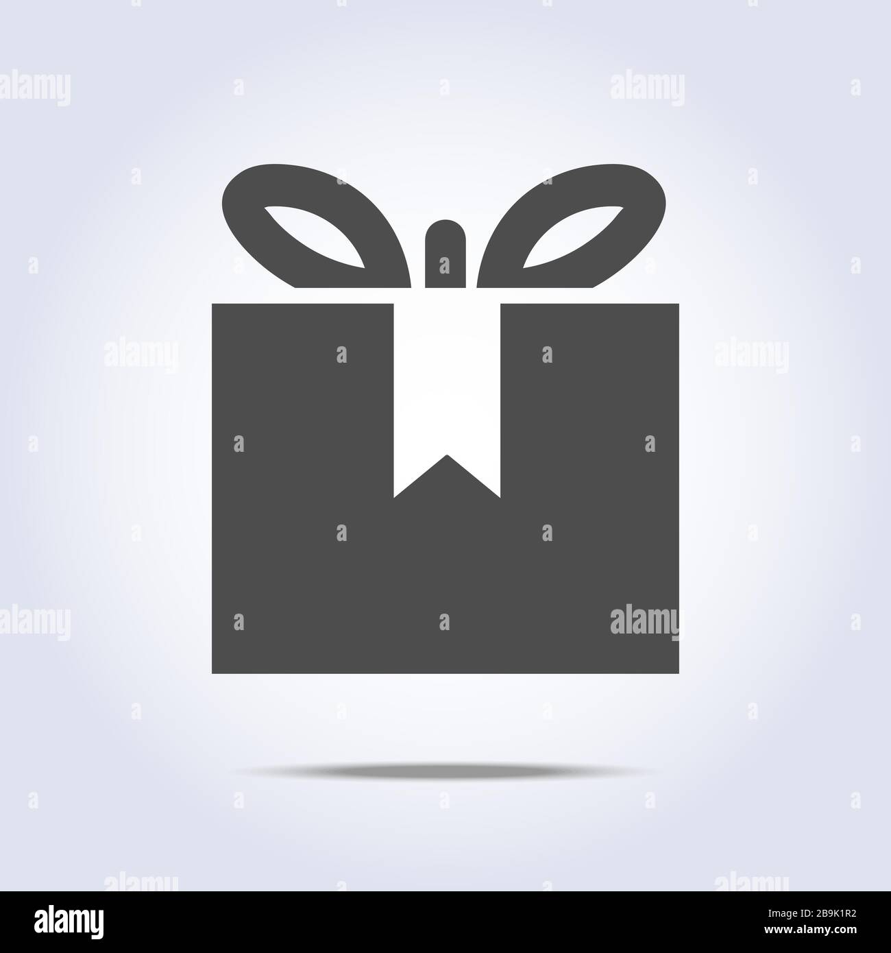 Vector icon of present box Stock Vector Image & Art - Alamy