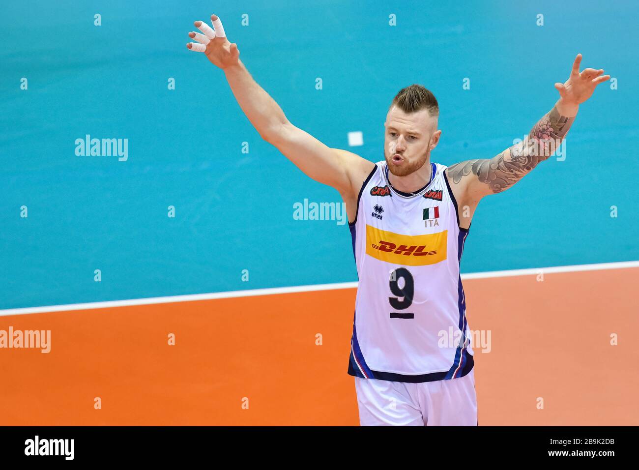 ivan zaytsev during Volleyball Men Italy Team season 2019/20, italy ...