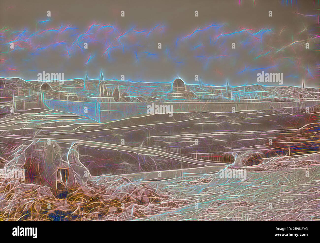 Art photos of Jerusalem from southern slopes of Olivet above Jericho Rd ...