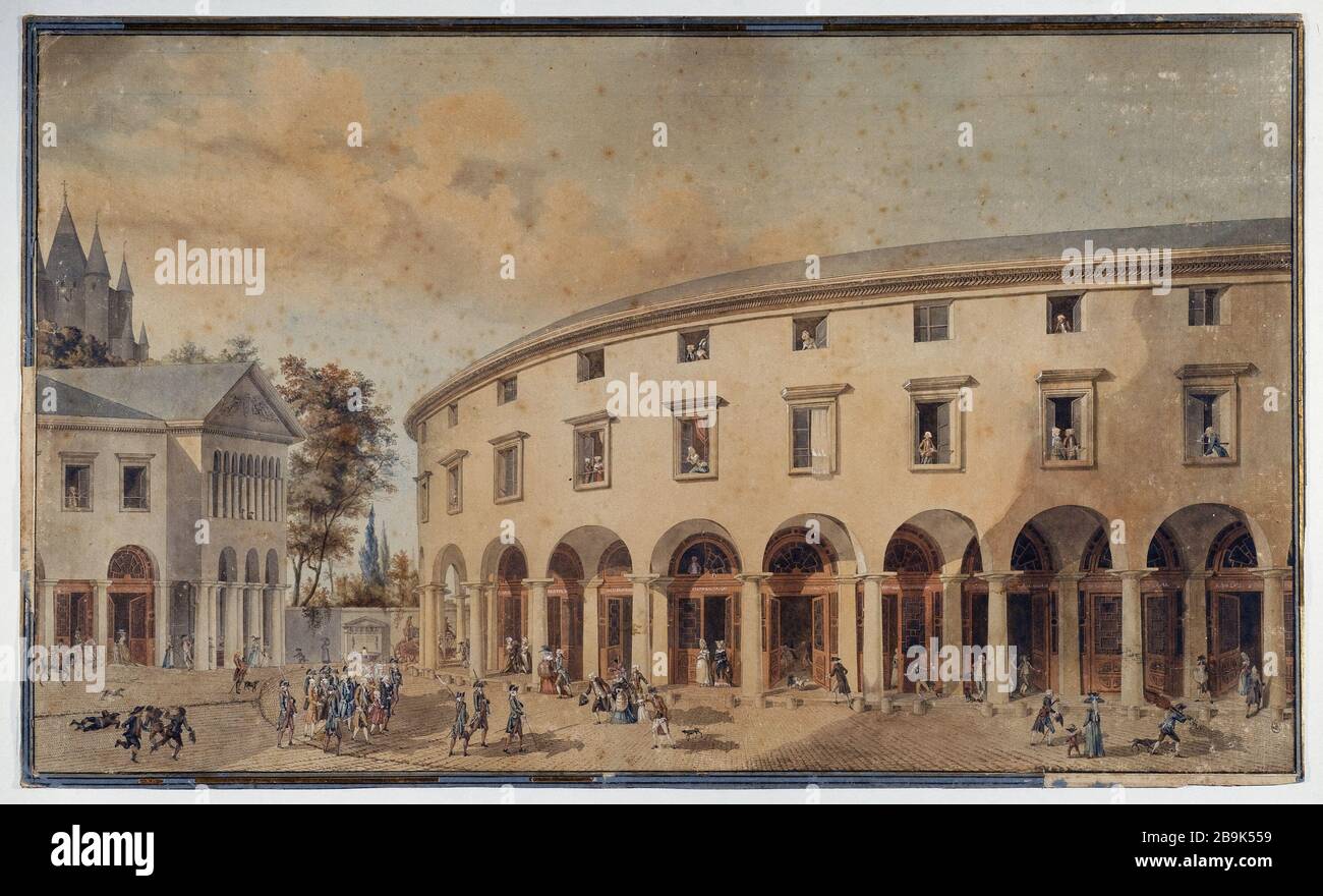 The Rotunda of the temple, 1787 "La rotonde du Temple vers 1787 ...