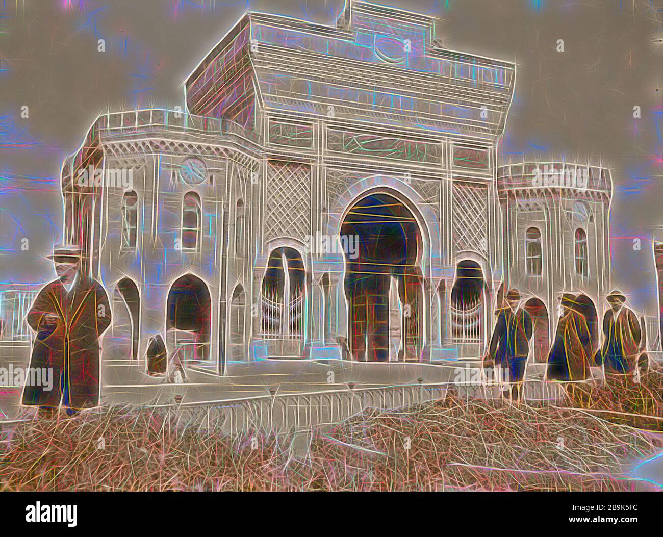 Constantinople. Entrance to War Ministry. 1900, Turkey, Istanbul Stock ...