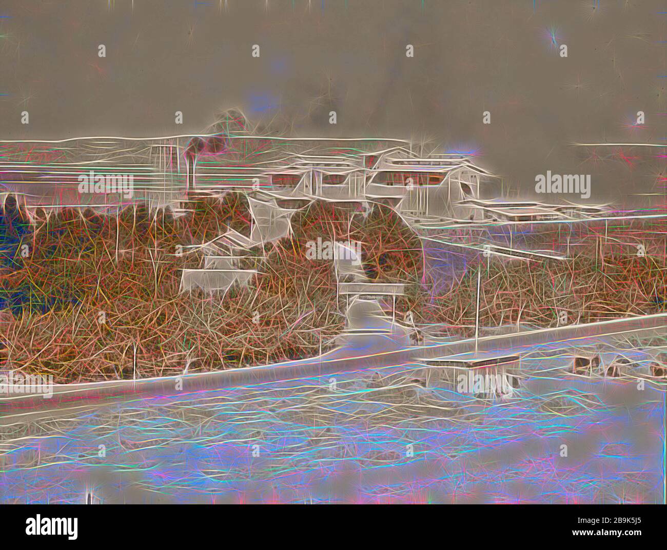 Zionist activities around Haifa. Haifa, The Nesher Cement Works. 'Eagle ...