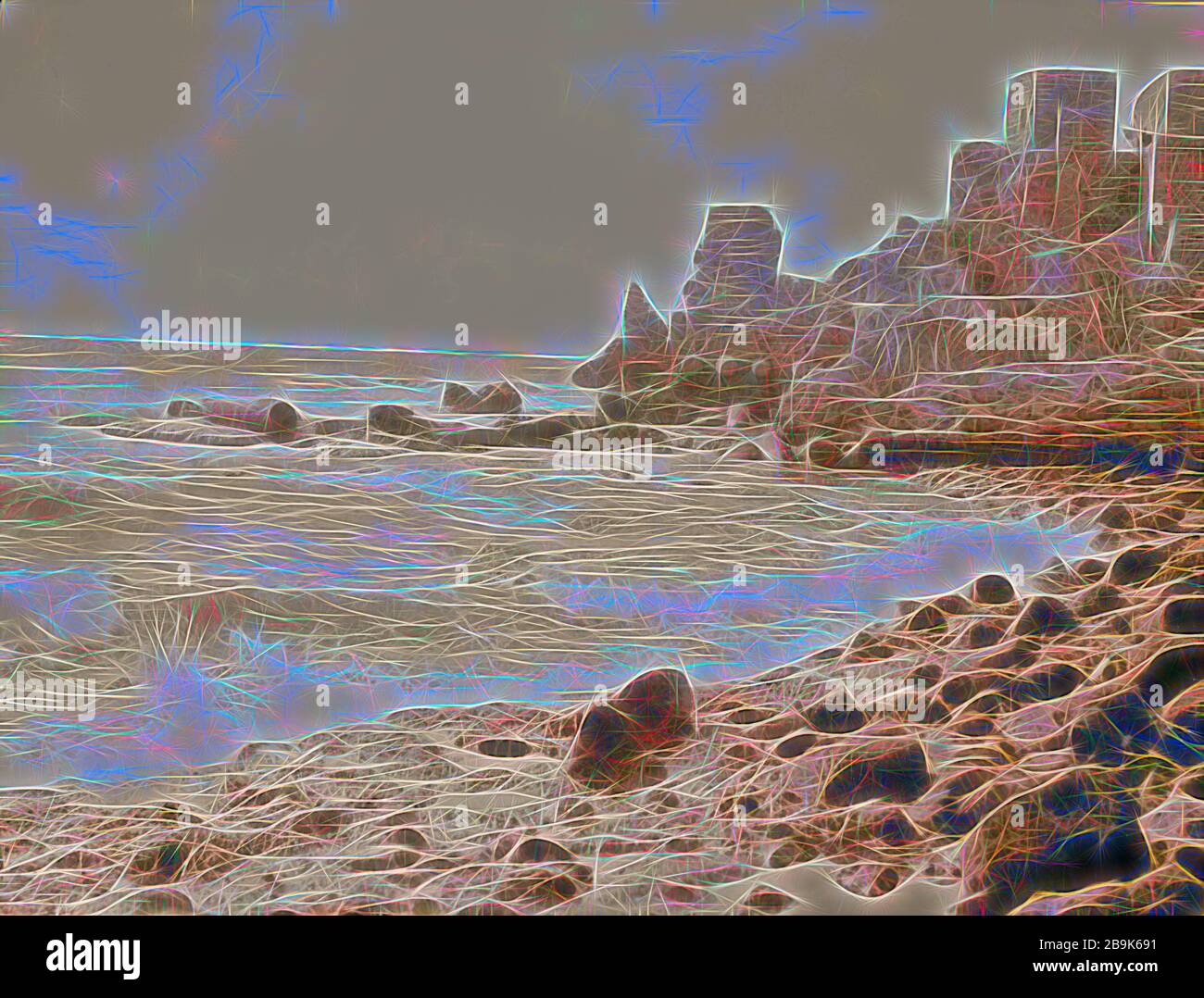 Northern views. Caesarea. Ruins of ancient sea-front from where Paul ...