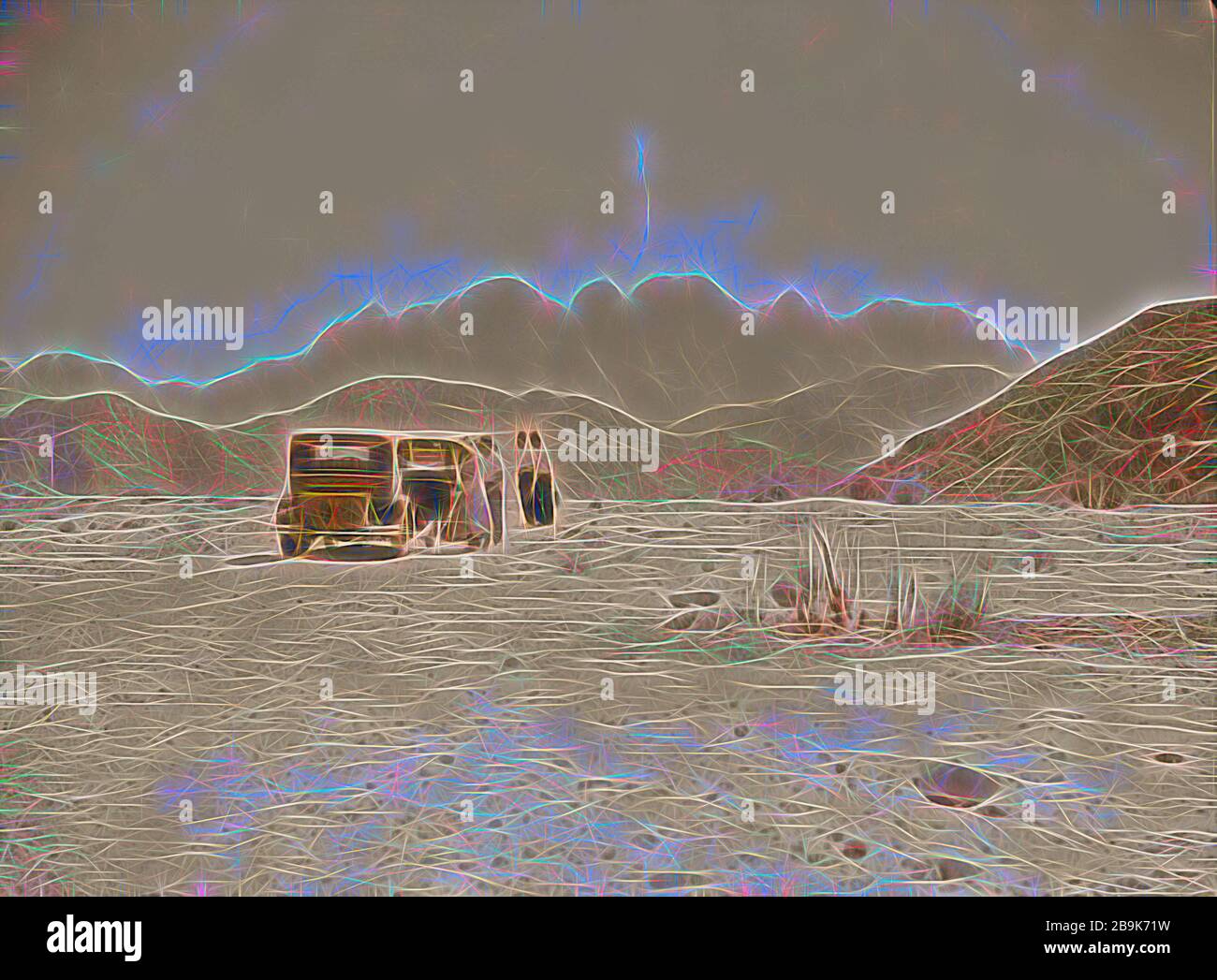 To Sinai by car. Wadi Feiran. 1920, Egypt, Sinai Stock Photo - Alamy
