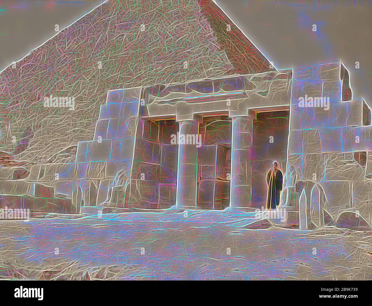 The fourth pyramid of Gizeh, etc. (recently discovered). Temple of ...