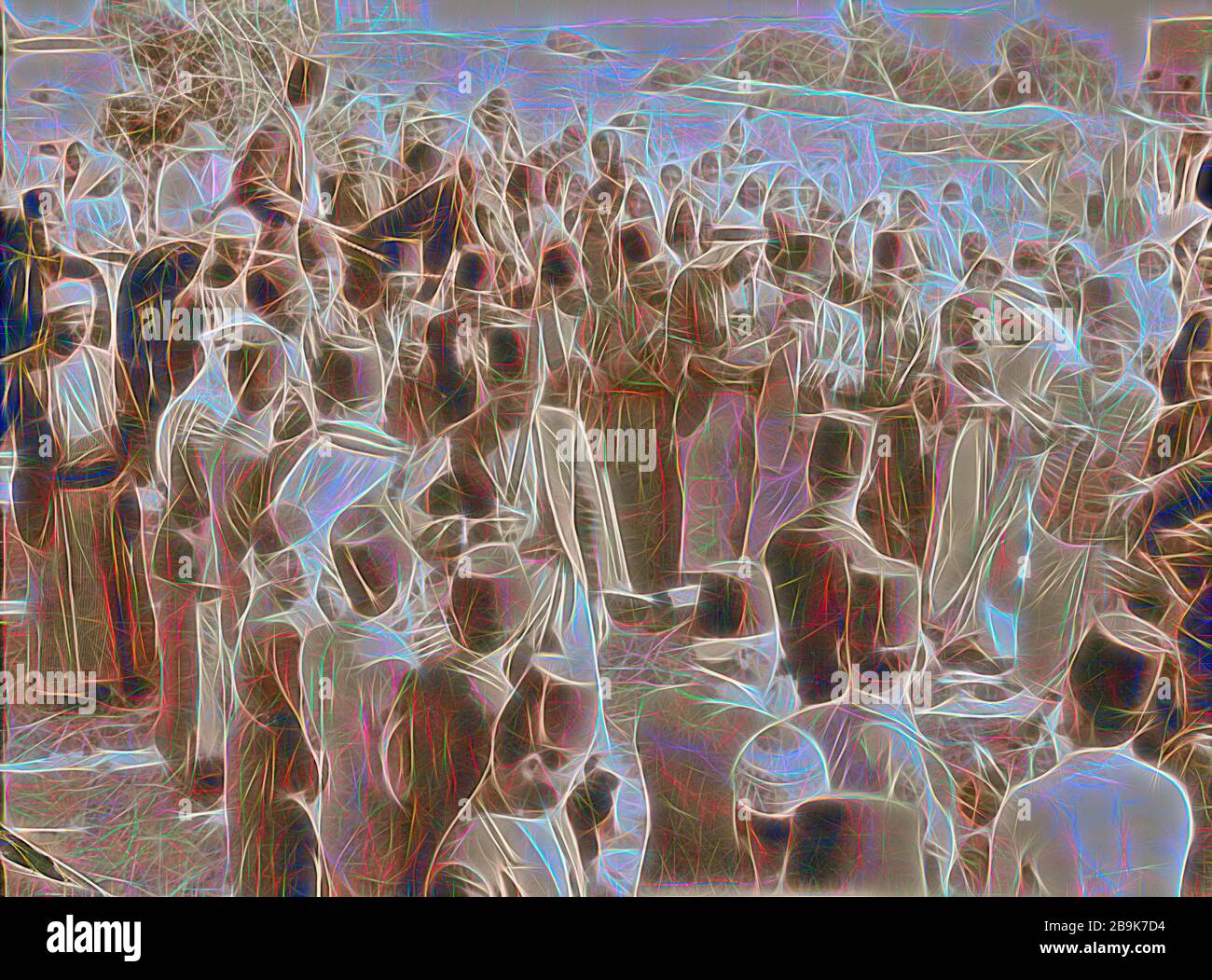 Agriculture, Sword dance at a peasant wedding. 1920, Middle East ...