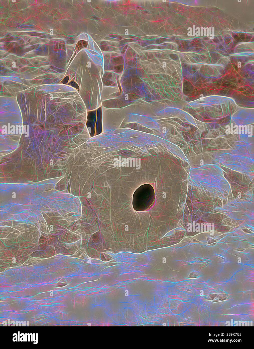 Excavations. Tell Beit Mirsim, (Kirjath Sepher). Ancient dye vat built ...