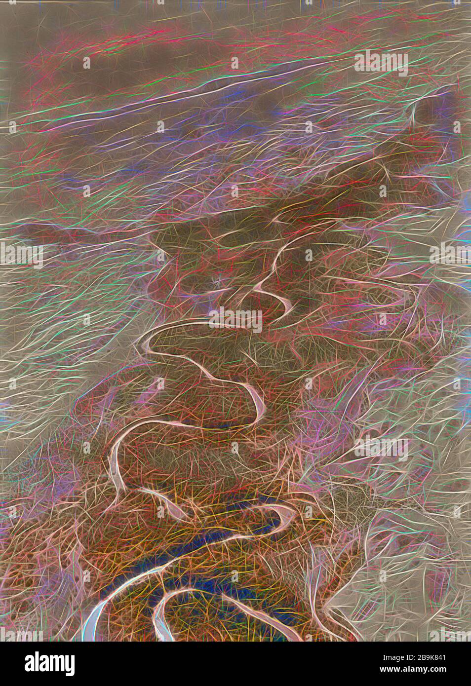 Air views of Palestine. Flying south over the Jordan Rift. Jordan's ...