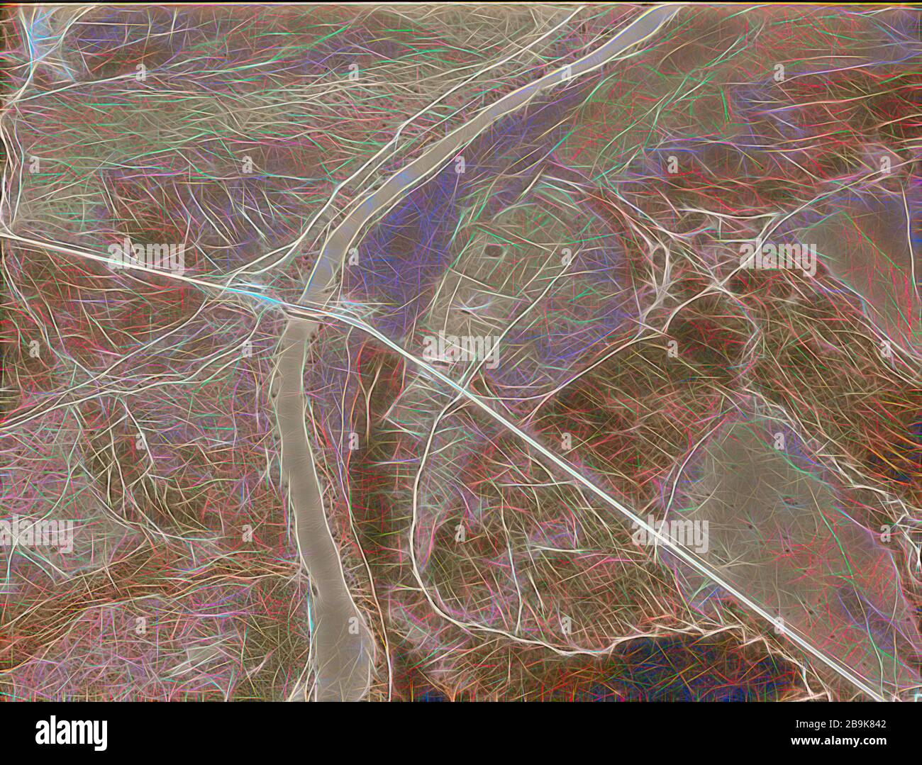 Air views of Palestine. Flying south over the Jordan Rift. Jordan ...