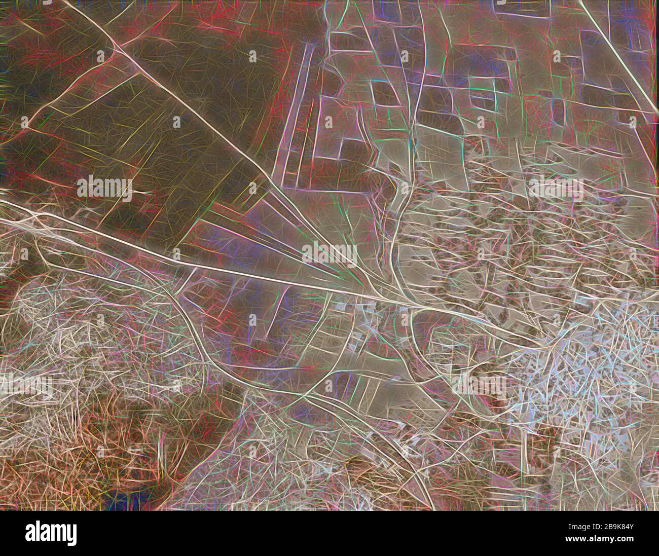 Air views of Palestine. Air route over Cana of Galilee, Nazareth, Plain ...