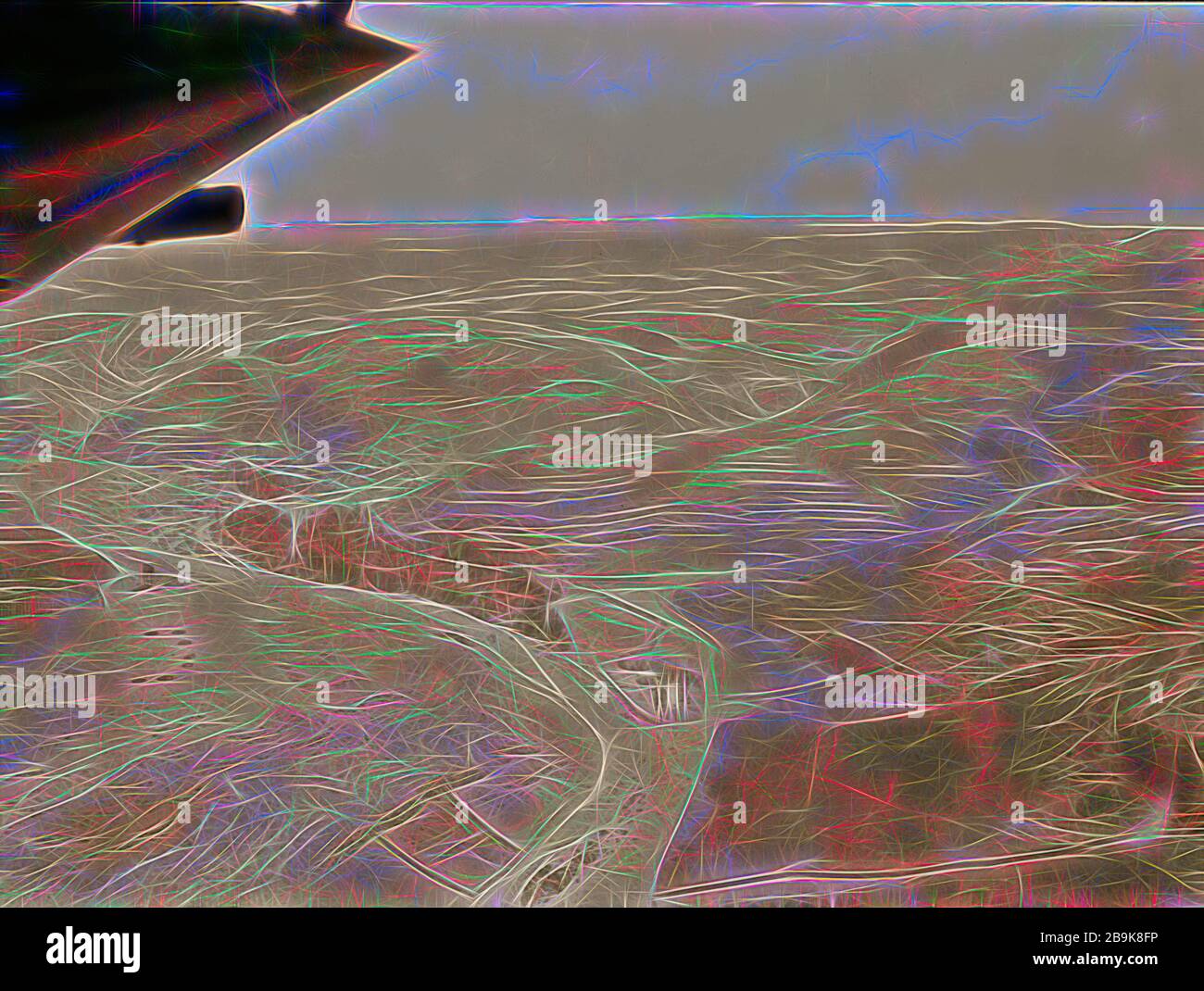 Air route to Baghdad via Amman and the desert. Amman. Distant view ...