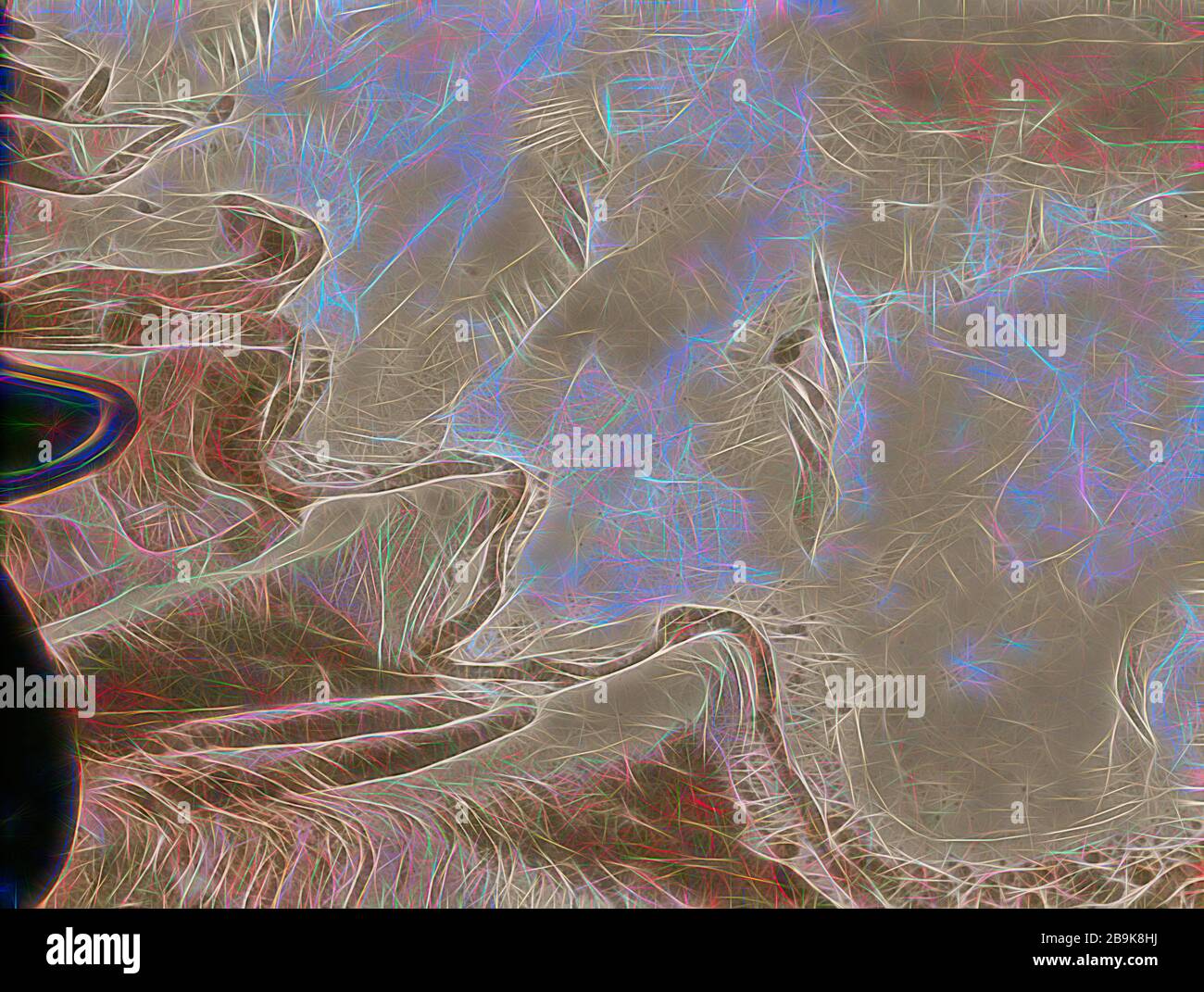 Villages in the Hauran (Land of Gilead). Yarmuk River. Coursing its way ...