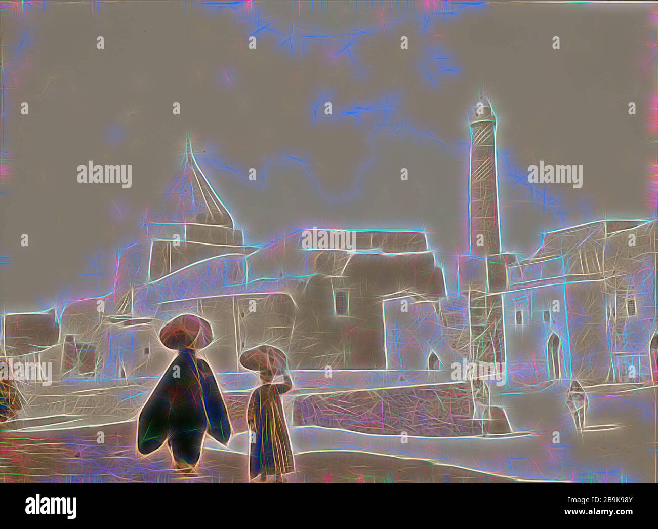 Iraq. Mosul. In the heart of ancient Mosul, showing a Yezidi shrine to ...