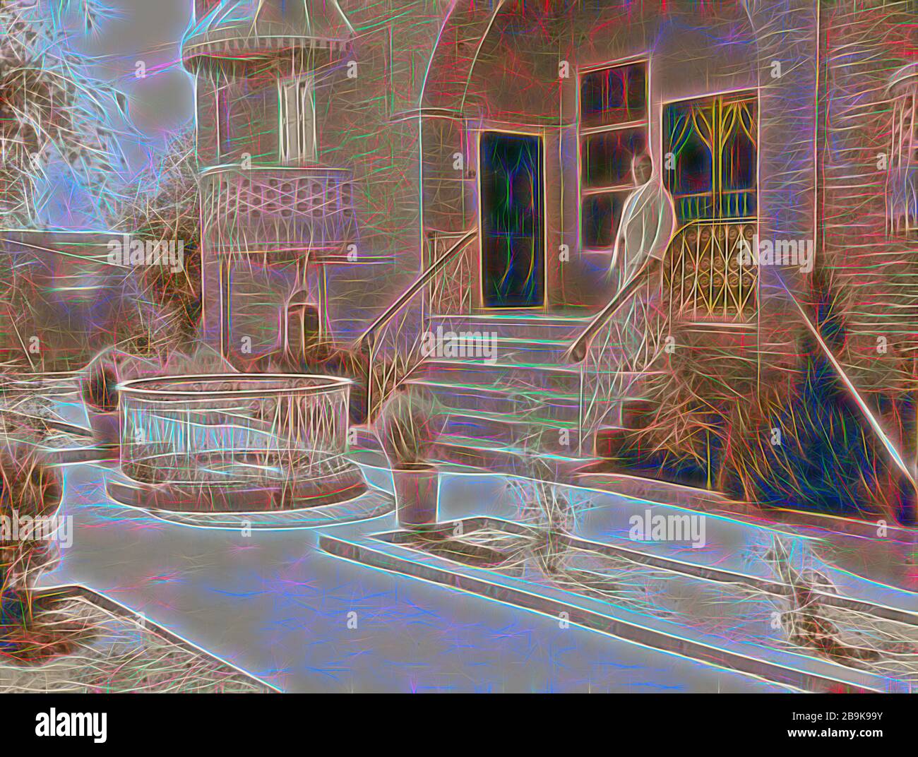 Iraq. House of Rev. John B. Panfil in Mosul. 1932, Iraq Stock Photo - Alamy