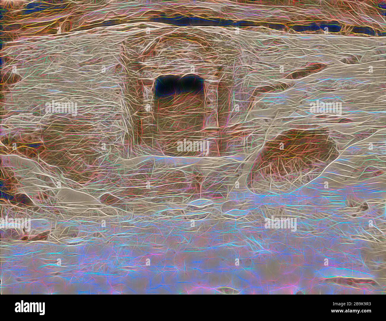 Petra. Wadi-Ed-Dêr. Idol niche en route to ed-Dêr. Probably type after ...