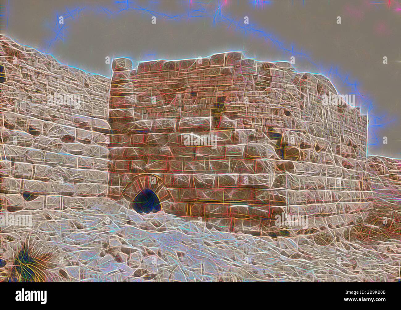 Athlit. Various including excavations, ruins from the beach, butress [i ...